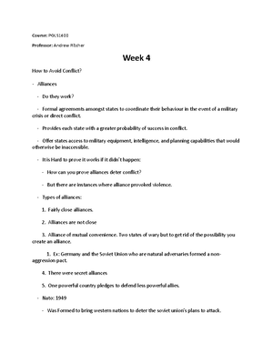 International Relations Theory Chart - POLS-­‐1600 Intro to ...