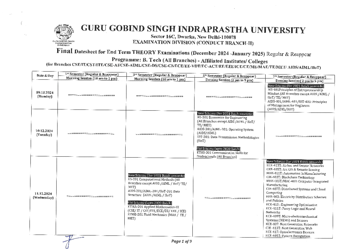 assignments for reference - nd THRIT GURU GOBIND SINGH INDRAPRASTHA ...