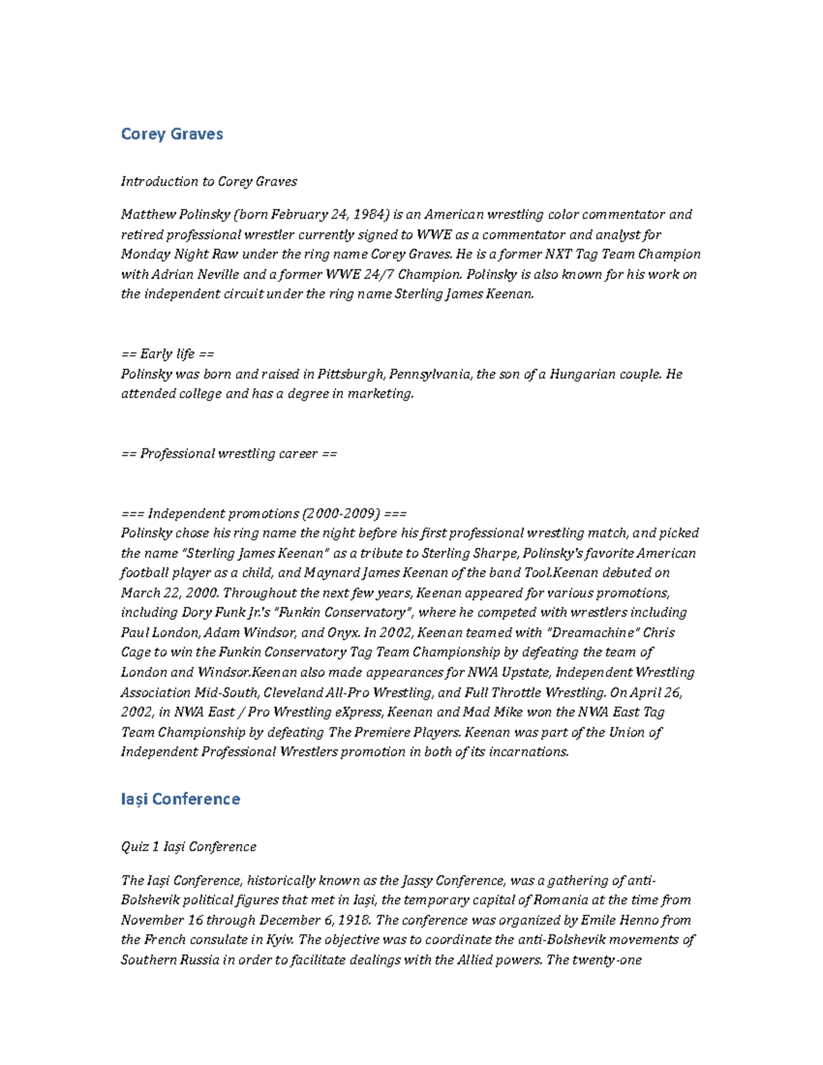 POLS157Lab Report Corey Graves - Corey Graves Introduction to Corey ...