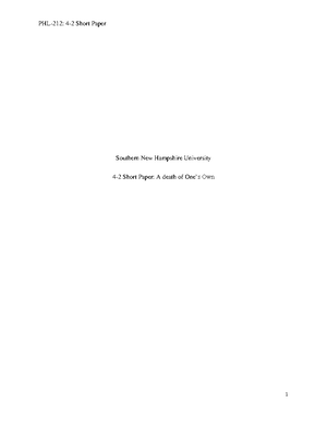 Phl 212 Module five Milestone Two - Euthanasia and Physician-Assisted ...