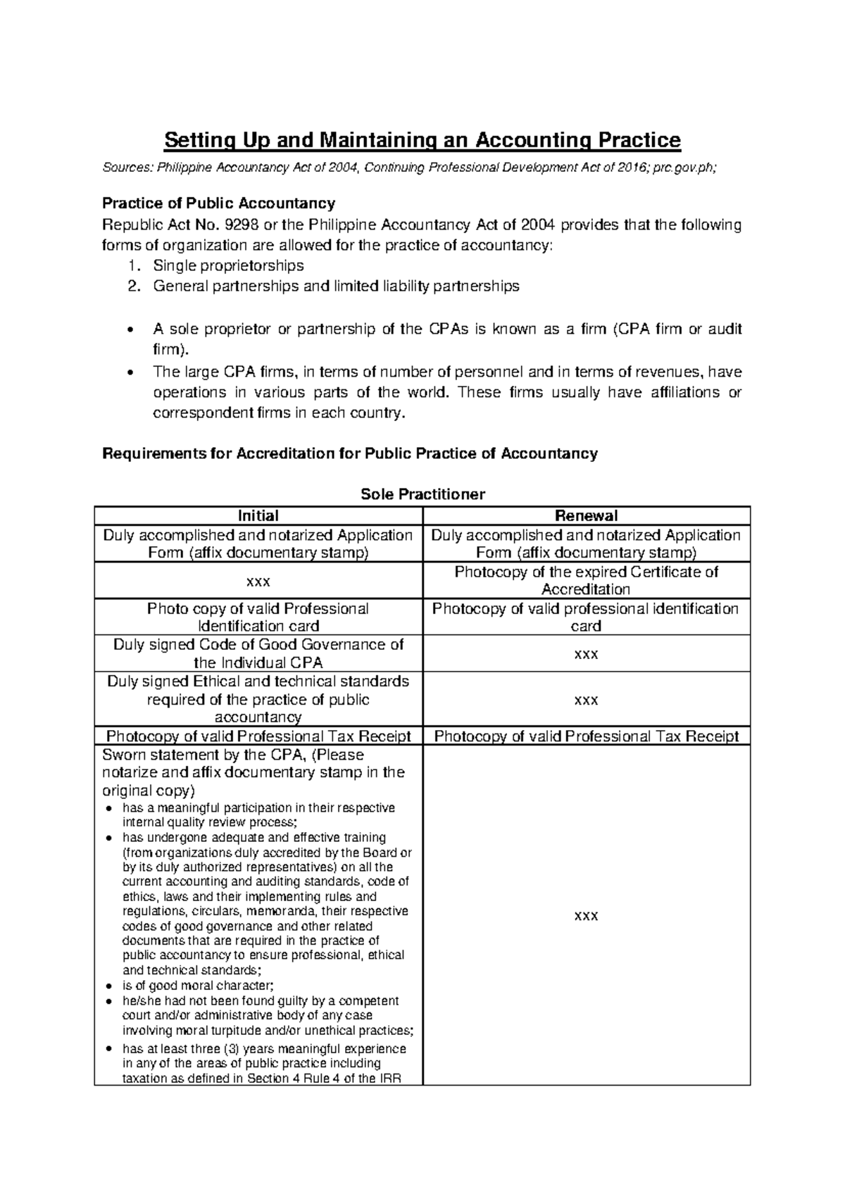 05 Setting Up and Maintaining an Accounting Practice - Setting Up and ...