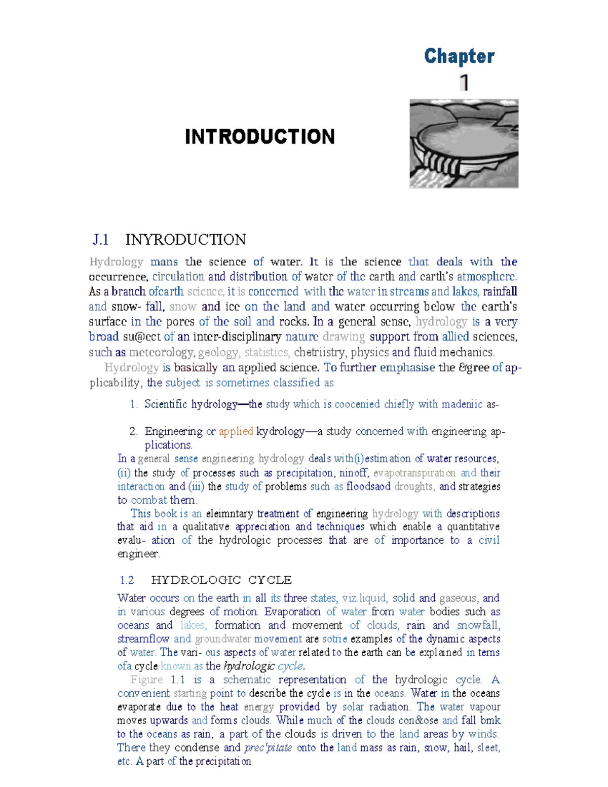 Reading Material Chapter 1 - Chapter INTRODUCTION J INYRODUCTION ...