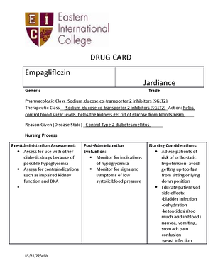 Medication cards 6 - Albuterol Proventil Generic Trade Pharmacologic ...