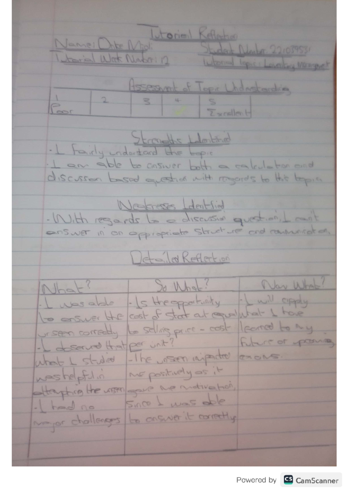 221039531-week 12 Tut Reflection - acct341 - Studocu