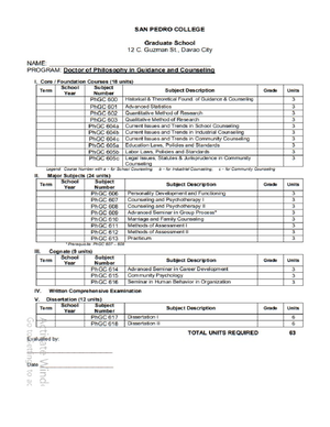 GC-Form 1 Student Individual Inventory - GUIDANCE AND COUNSELING OFFICE ...
