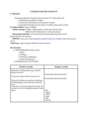 A Detailed Lesson PLAN IN Grade III - A DETAILED LESSON PLAN IN GRADE ...