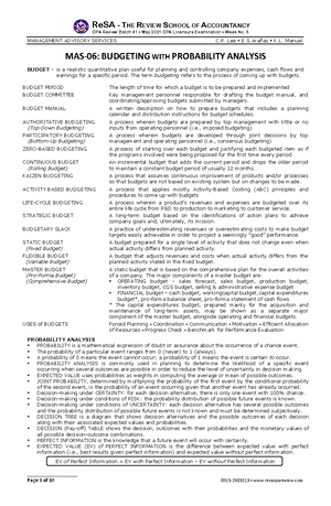 MAS 03 CVP Analysis - Accountancy is the best in college programs ...