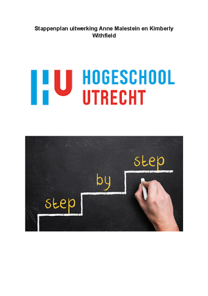 Verkort schema uitwerking stappenplan 2022-2023 - Schema uitwerking ...