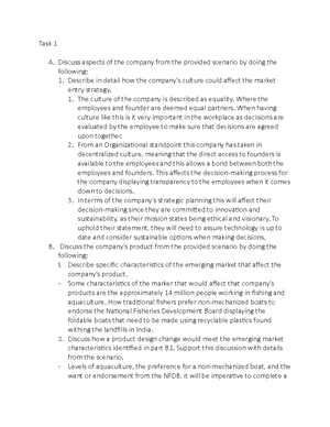 Change Management Task 1 - NJP1 – Task 1 Change Management A. In the ...