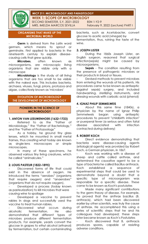 Fungal - Reviewer - Nursing - OLFU - Studocu