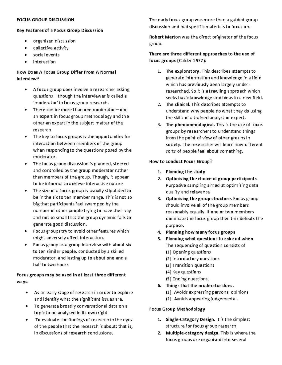 FGD Notes FOCUS GROUP DISCUSSION Key Features Of A Focus Group fgd-notes-focus-group-discussion-key-features-of-a-focus-group