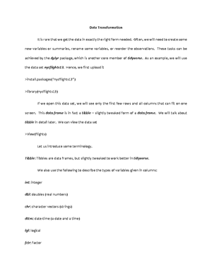 Cheat Sheet ggplot 2 data visualization-2 - ggplot (data = ) + - Studocu