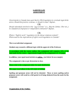 [Solved] describe four fold test - Labour Relations Law (HR 313) - Studocu