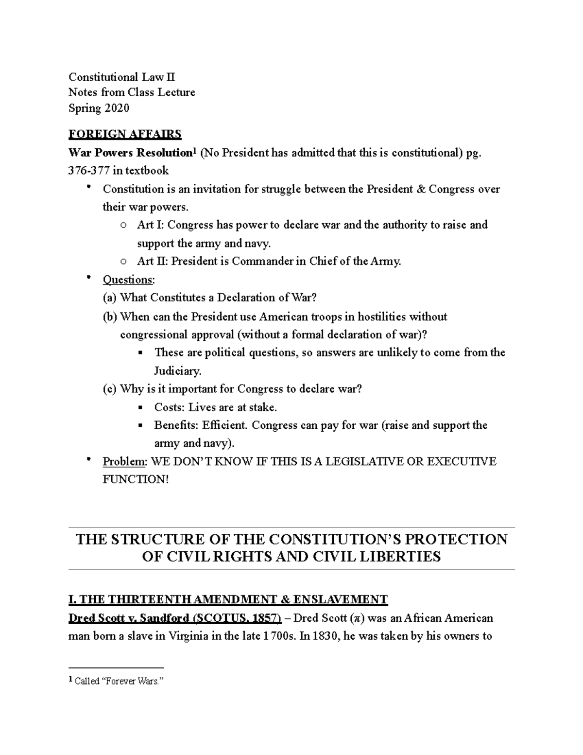THE Structure OF THE Constitution’S Protection OF Civil Rights AND ...
