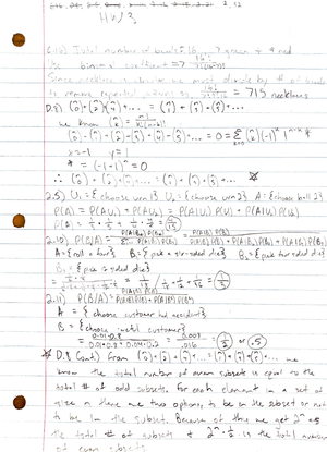 Math 431 05 solutions - Math 431 – Spring 2017 Homework 5 Solutions Hand in the following ...