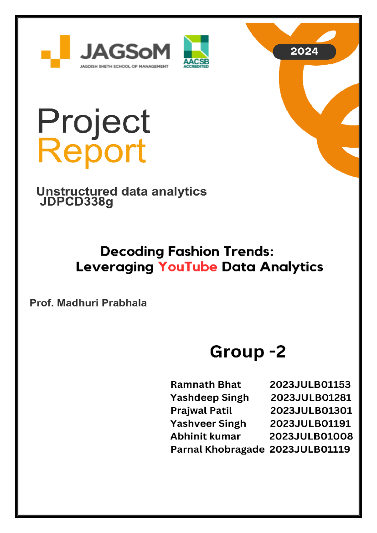 Unstructured Data Analysis to Identify the current fashion trends ...