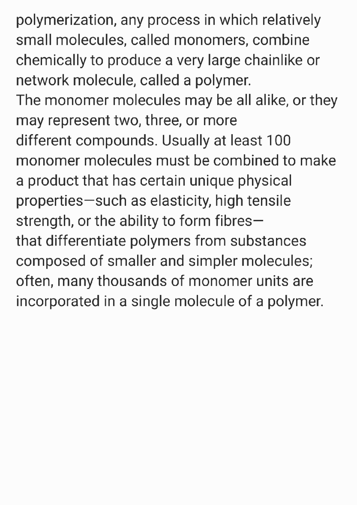 Poli - polymerase - polymerization, any process in which relatively ...
