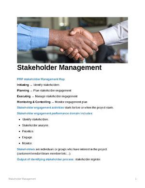 Ch03 - Chapter 3 – The Role of the Project Manager Instructor’s Resource Guide to Project - Studocu