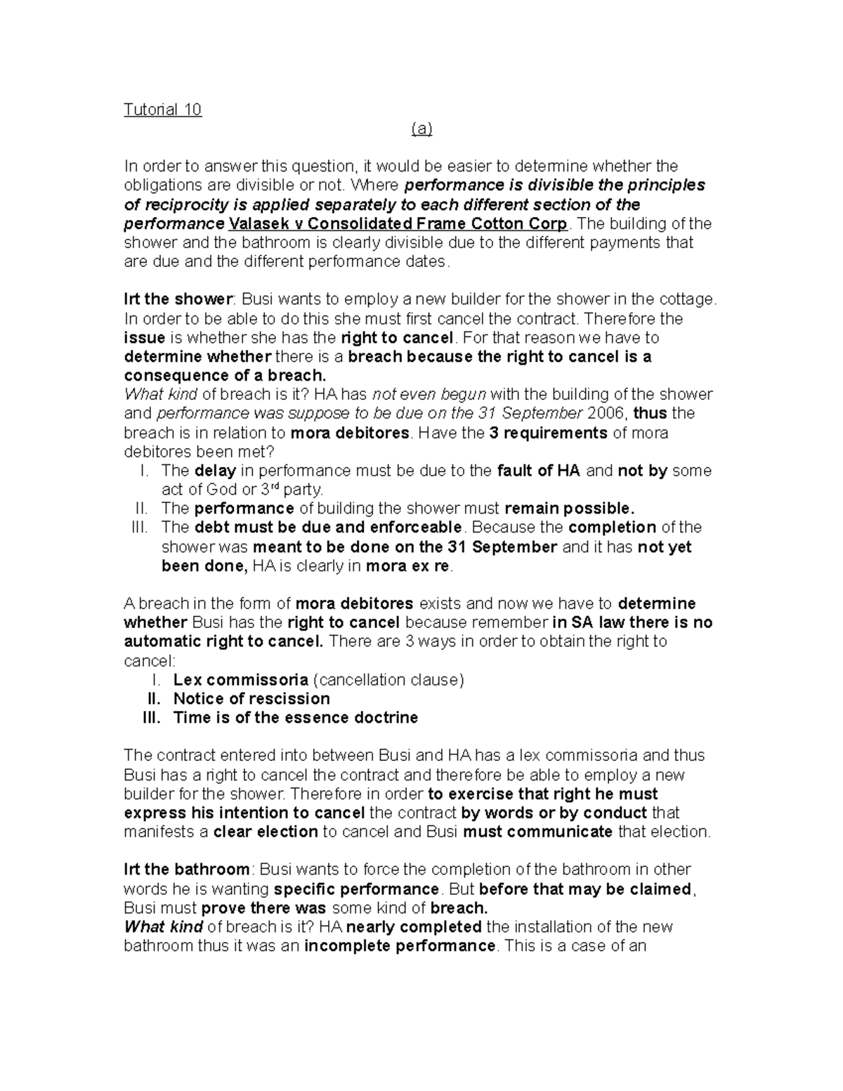 Tutorial%2010 - helpful - Tutorial 10 (a) In order to answer this ...