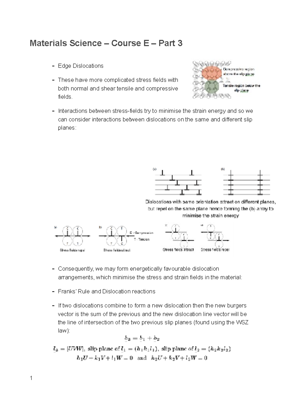 Natural Sciences - Materials Science - Course E - Part 3 - Materials ...