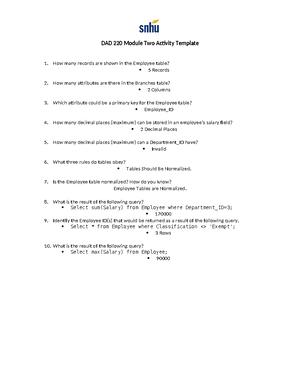 2-4 Updating Tables - assignment - DAD – 220 Prof. Briana Furman Teisha ...