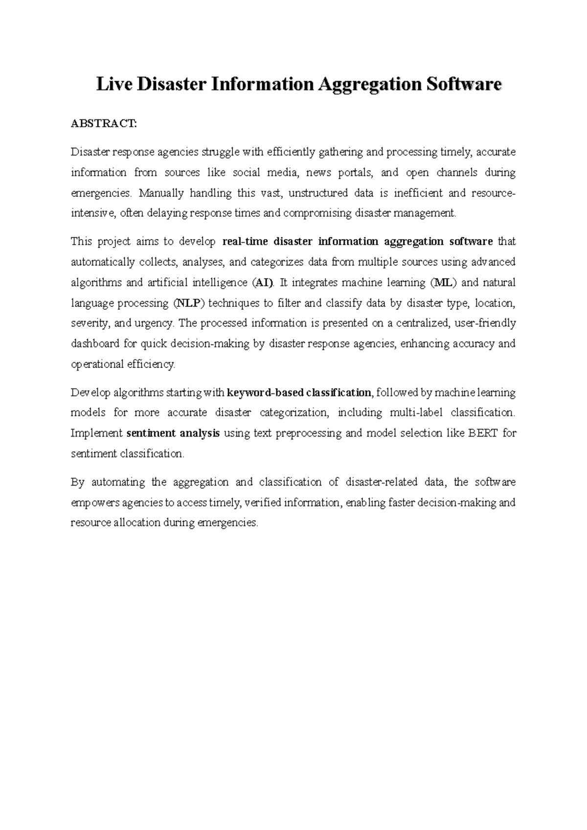 Abstract - computer science and engineering (CSE) - Edit - Live ...