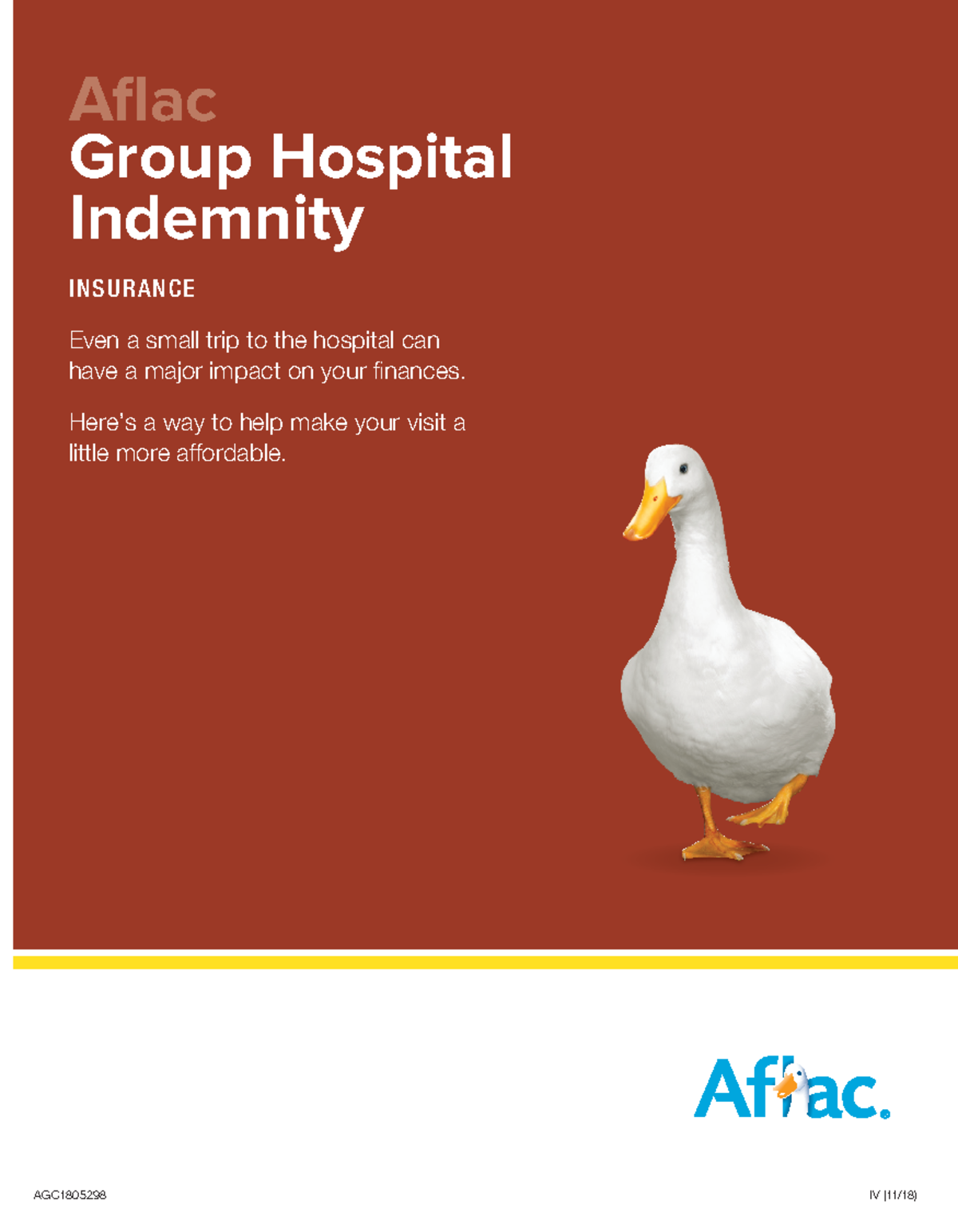 Kaseya HI Final 11-9-18 - AGC1805298 IV (11/18) Aflac Group Hospital Indemnity ####### I N S U R ...
