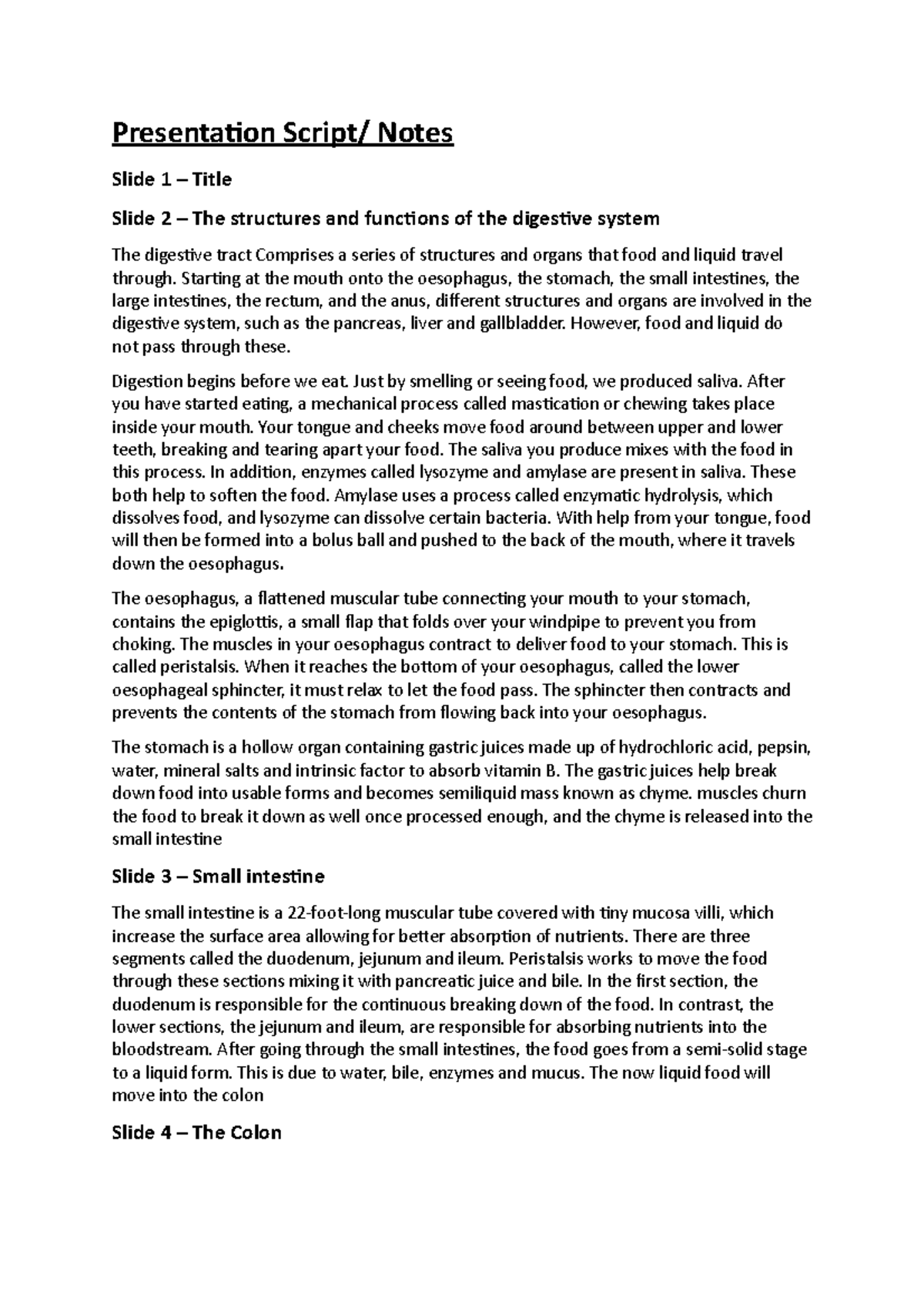 Unit 7 script and questions - Presentation Script/ Notes Slide 1 ...