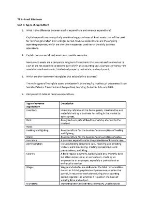 Unit 8 Learning Aim A Assignment Checklist - BTEC Unit 8: Assignment - Learning Aim A checklist ...