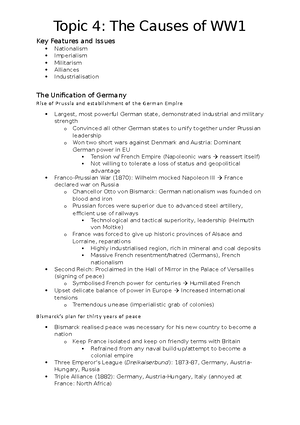 HSC Preliminary Year 11 History World War 1 Source Analysis - Year 11 ...