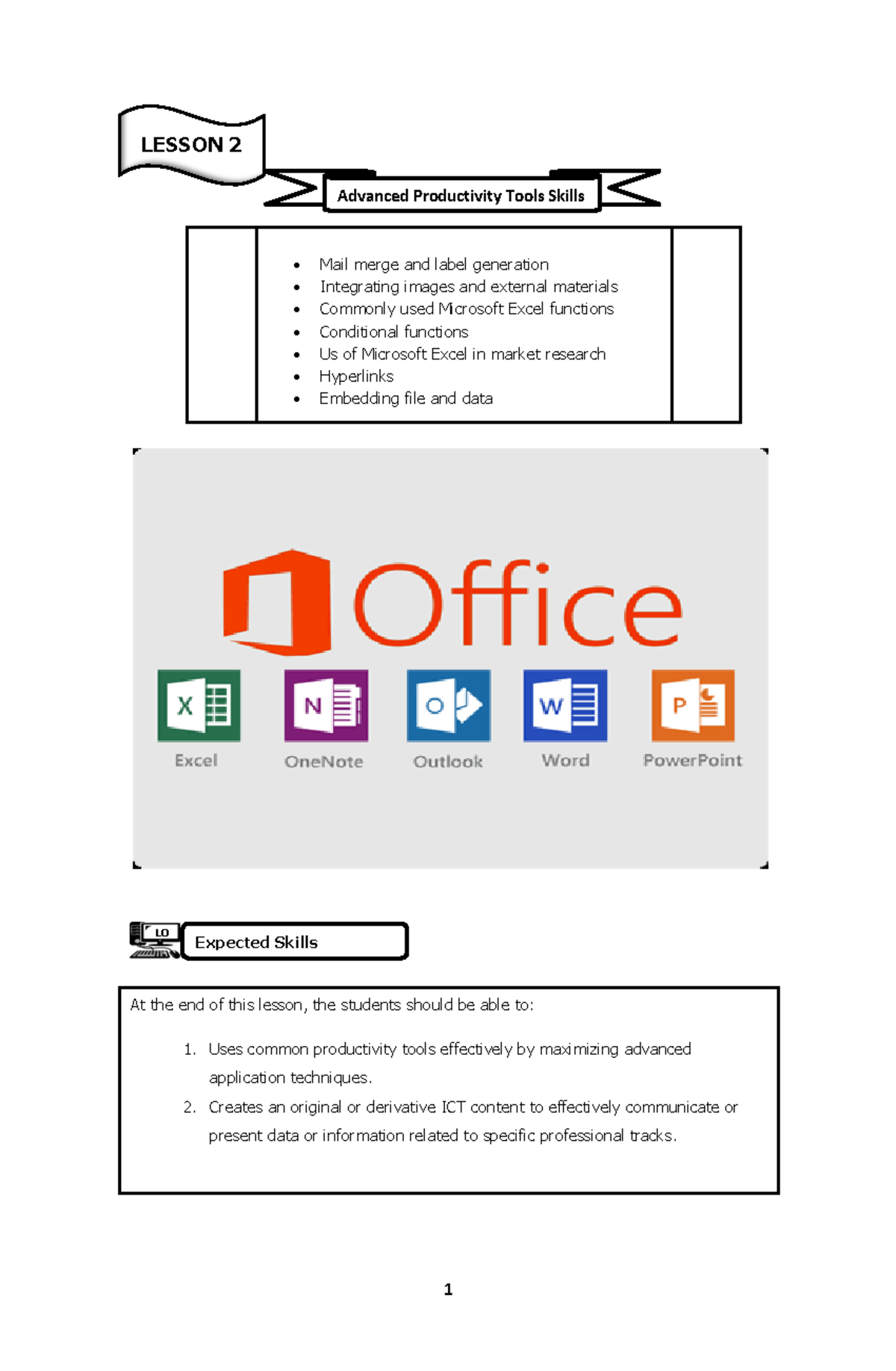Module-in-Emptech empowerment technology - At the end of this lesson ...