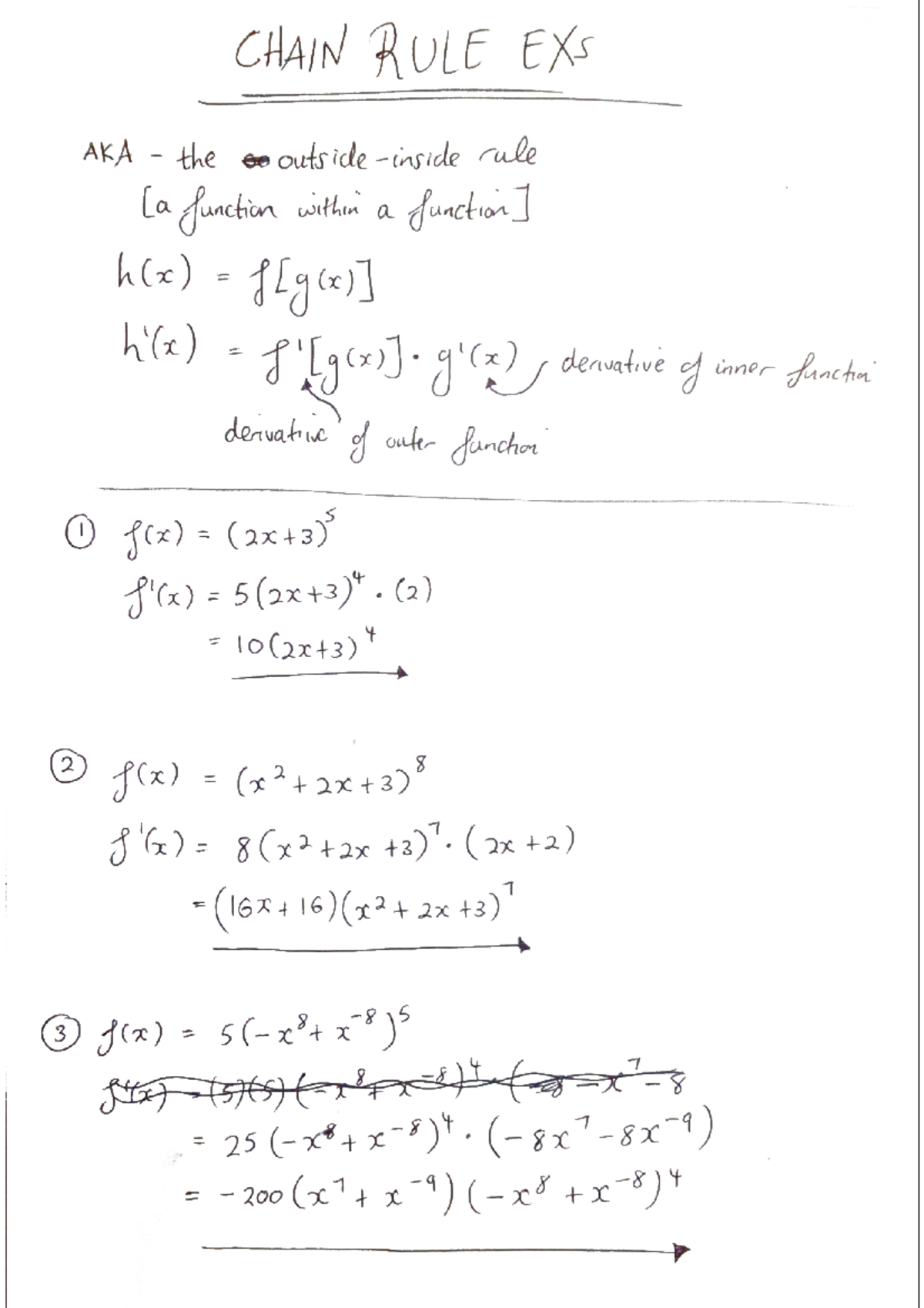 4.3.1 Chain rule examples - MATH150 - Studocu