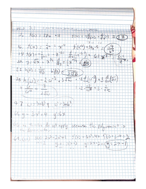 Calc1 CS - Summary Calculus 1 - Calculus Notes Cheat Sheet 17 November ...