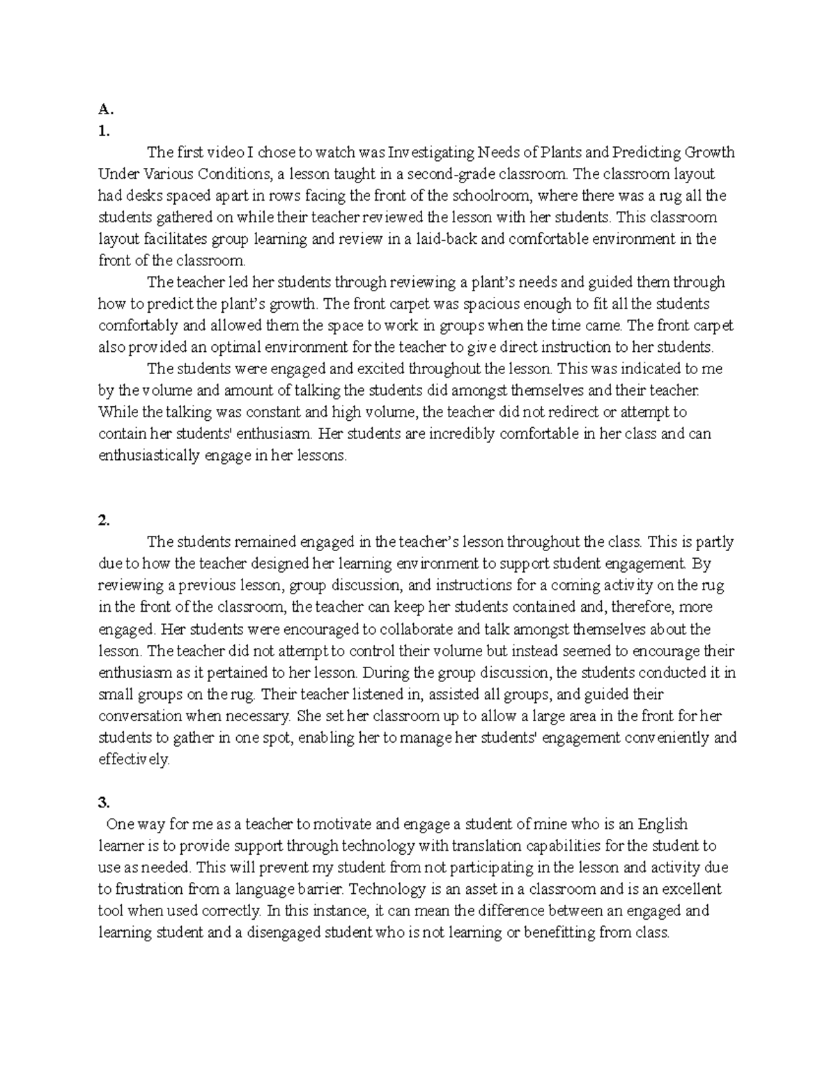 Task 2 DKM3 - task 2 passed - A. 1. The first video I chose to watch ...