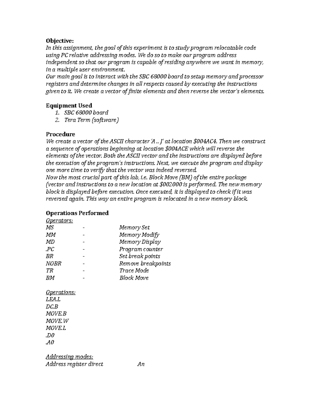 CSCI320Lab2 - It is included in document. - Objective: In this assignment, the goal of this ...