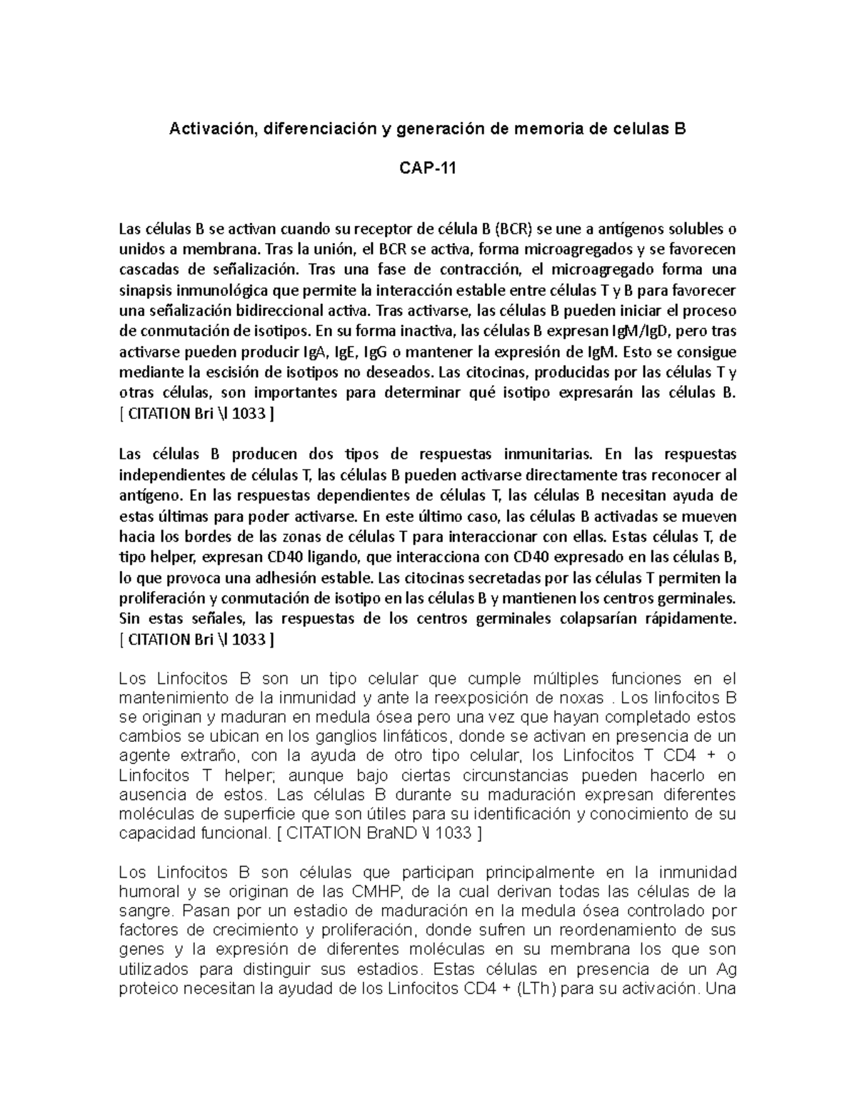 Texto Paralelo MIO - bueno es buen resumen el cual se entenderá para ...