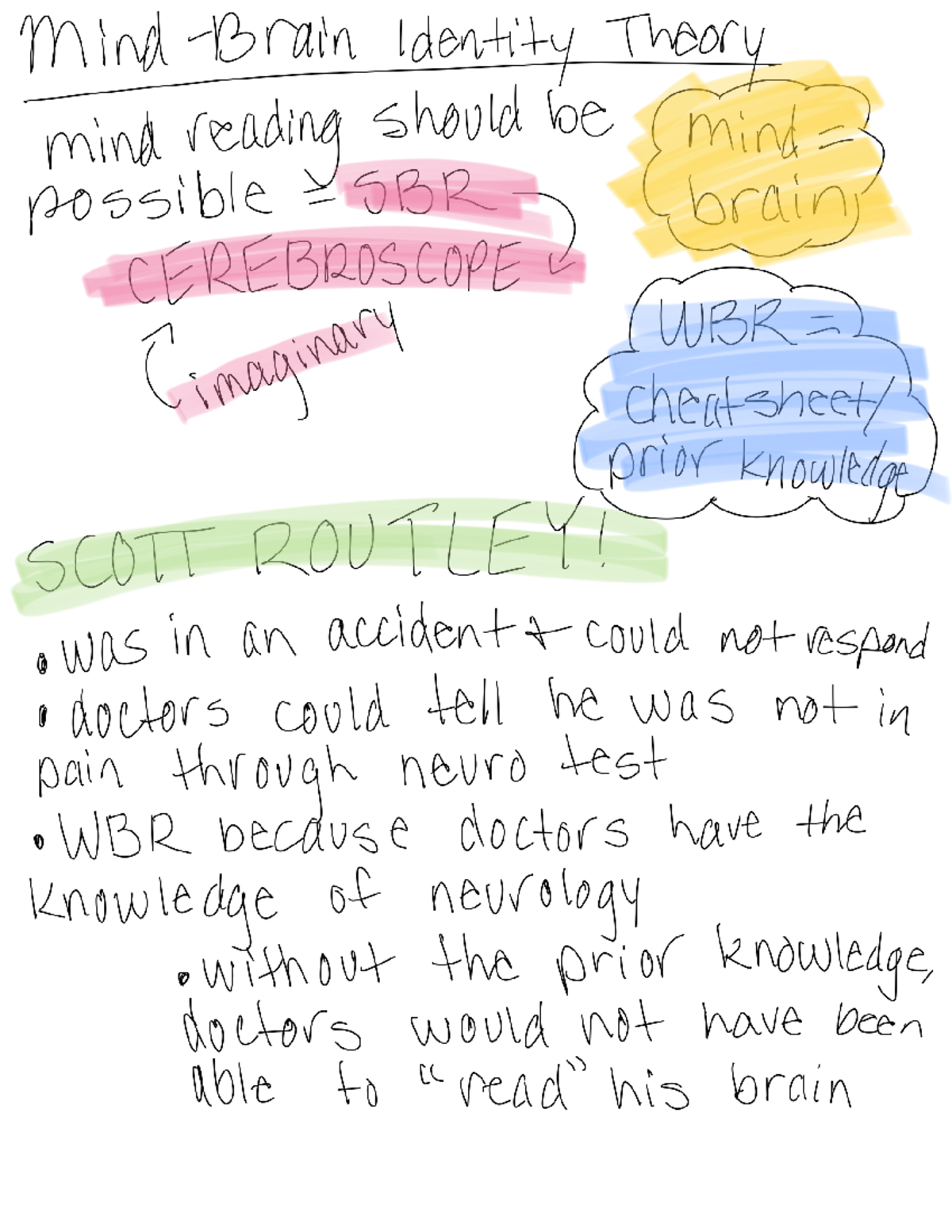 MBI - Philosophy notes on the mind-brain identity theory. - mind ...