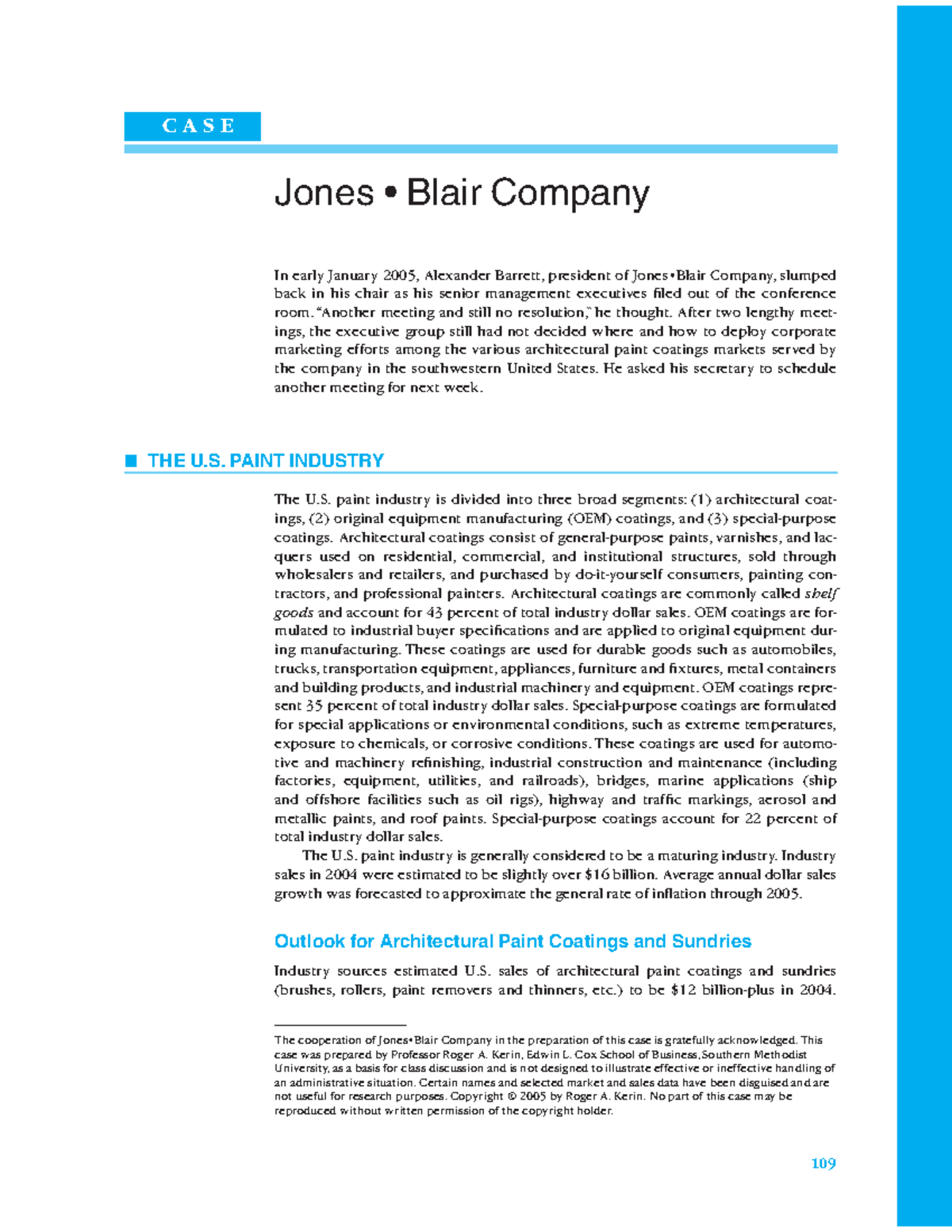 Jones-Blair - dddd - The cooperation of Jones•Blair Company in the ...