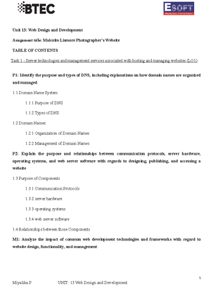 4057-1682578912794-UNIT 13 WDD Assignment - Higher Nationals Internal verification of assessment ...