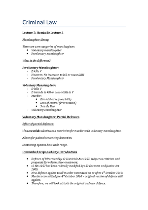 Loss of control - Lecture notes 5 - Loss of control: What is the ...