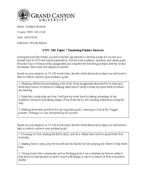 Self Reflection - Self-Reflection Essay Destanie Hoerner Grand Canyon ...