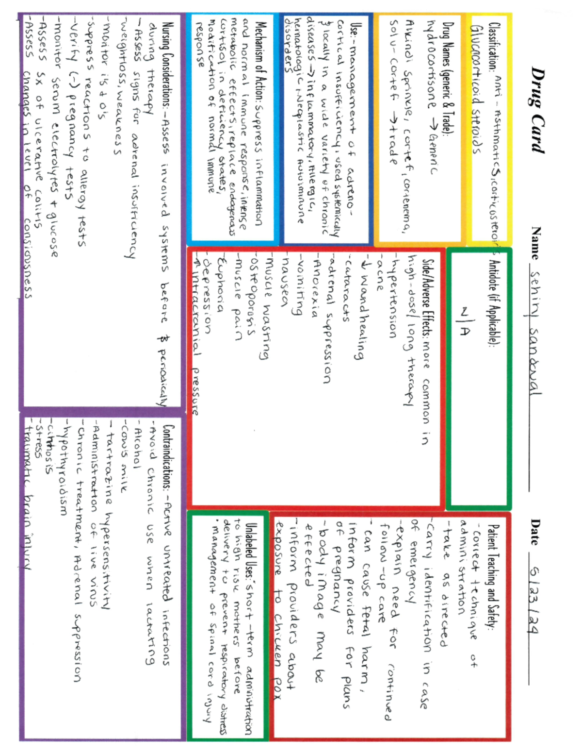 Pharmacology Week 3 Drug Cards - NSG 124 - Studocu