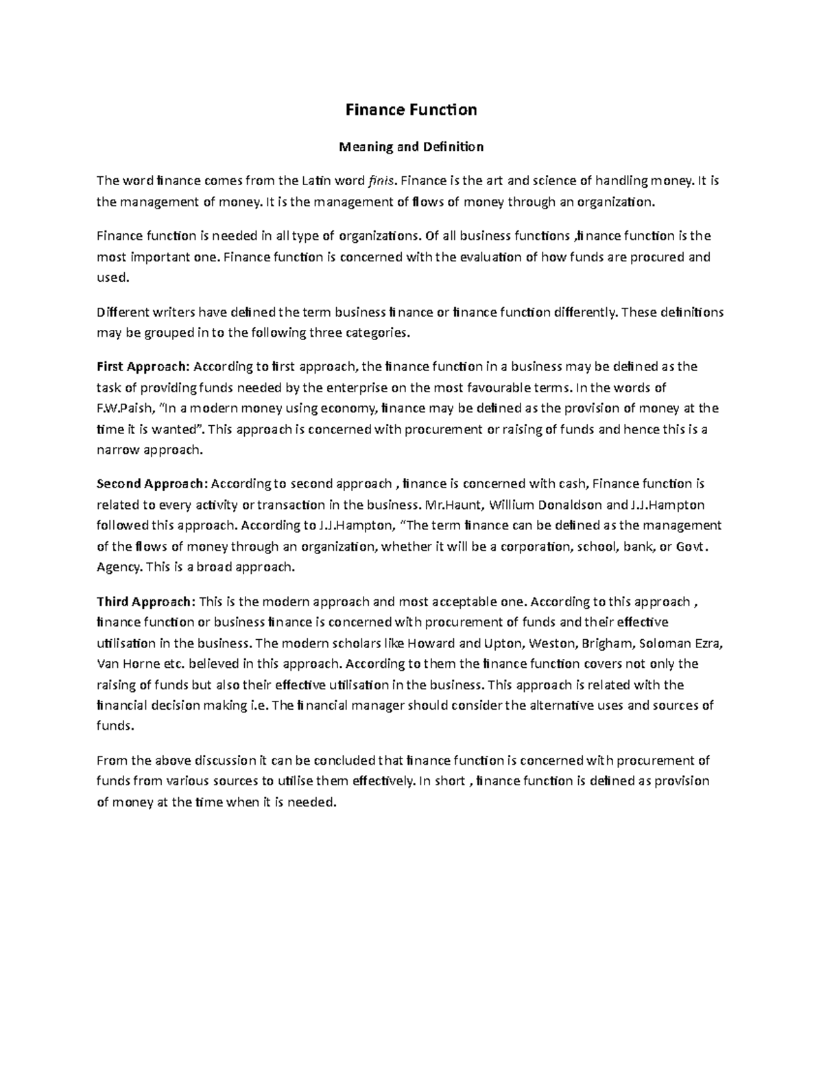 Finance Function Meaning And Definition Finance Function Meaning And Finance Function Meaning And Definition Finance Function Meaning And