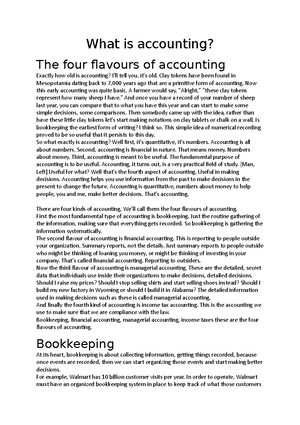 6 Conclusion - accounting and finance - Conclusion Okay, let's review ...