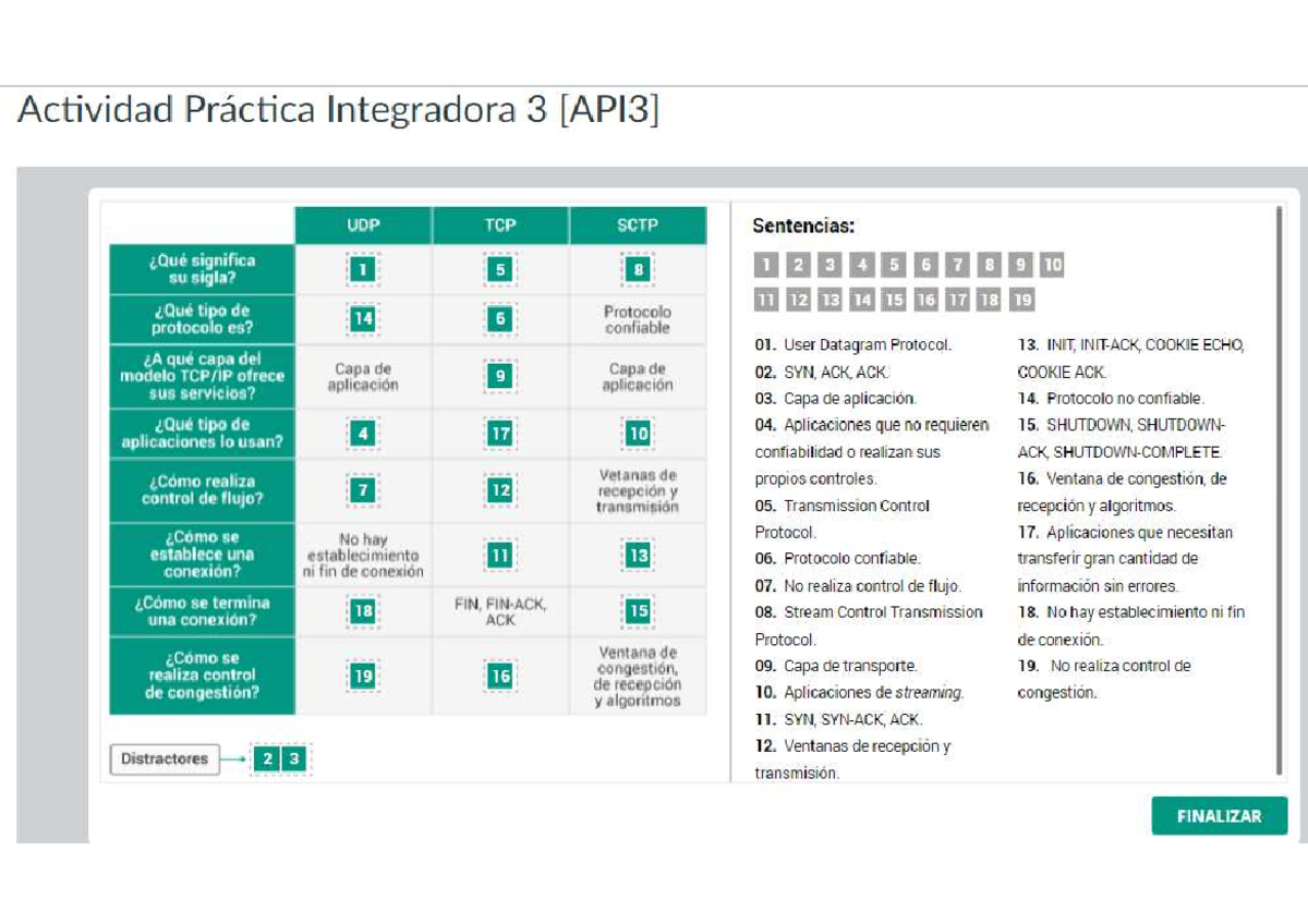 API 3 Redes 90% Ciclo Lectivo 2022 - Studocu