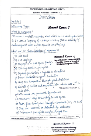 Module 5 - Notes MWA -VTU 7th SEM - Module 5 ANTENNA TYPES 5 ...