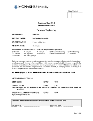 Solution - Problem Set 2 - MEC 2403 - Studocu