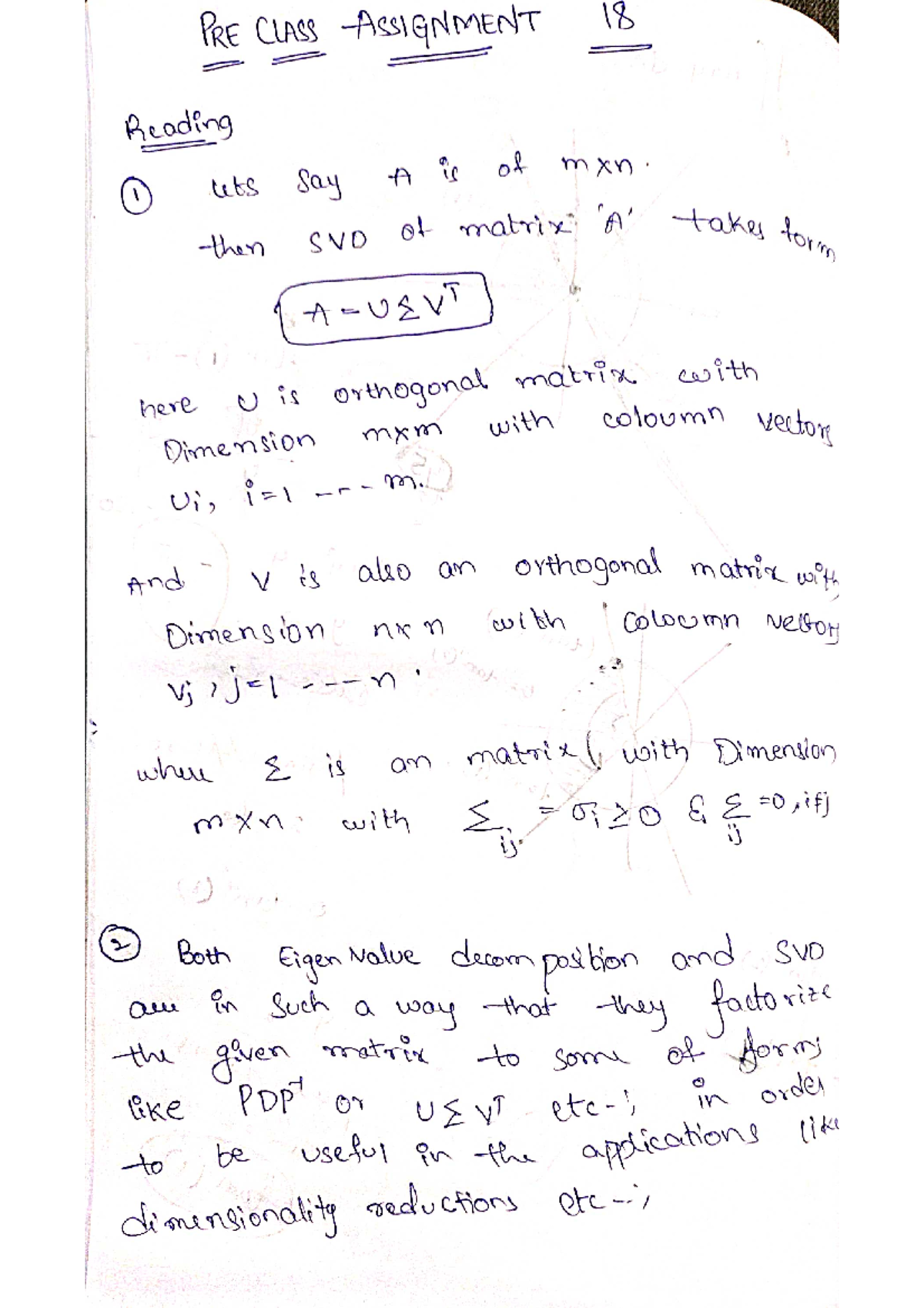PRE Class Assignment 18 - MA 574 - Studocu