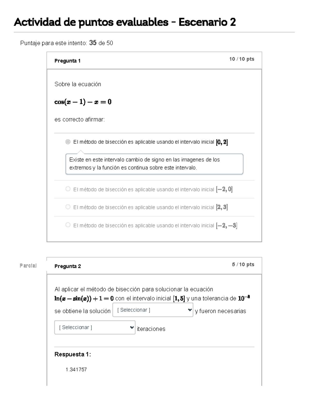 Actividad de puntos evaluables - Escenario 2 - Métodos Numéricos - Actividad de puntos ...