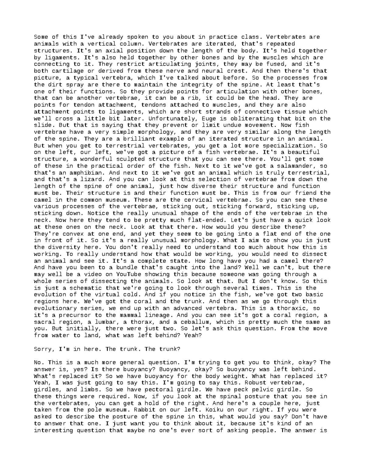 542947 English - Notes of lecture recording - Some of this I've already ...